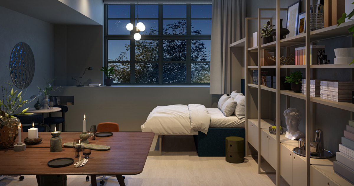 UNITY - Studio Apartments with hotel amenities and co-working spaces to ...